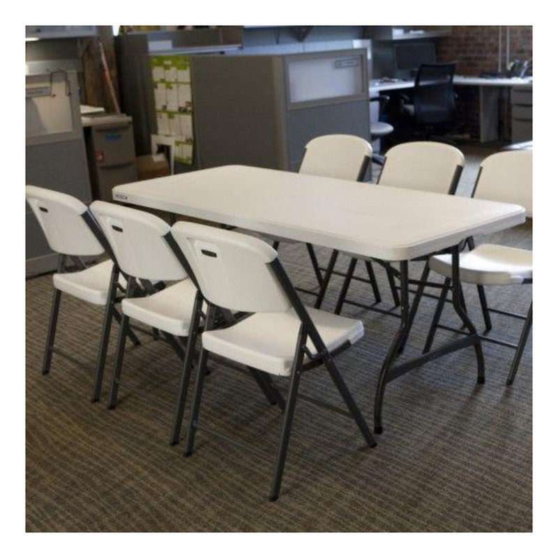 Table rectangle pliante - Table polypro - Grande table pliante