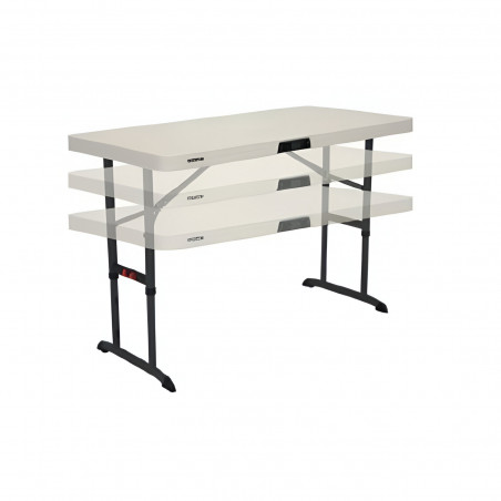 Table pliante multi usage - Table polypro - Table rectangle pliante